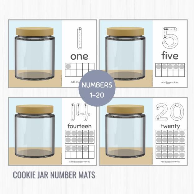Cookie Jar Number Mat - ADSN