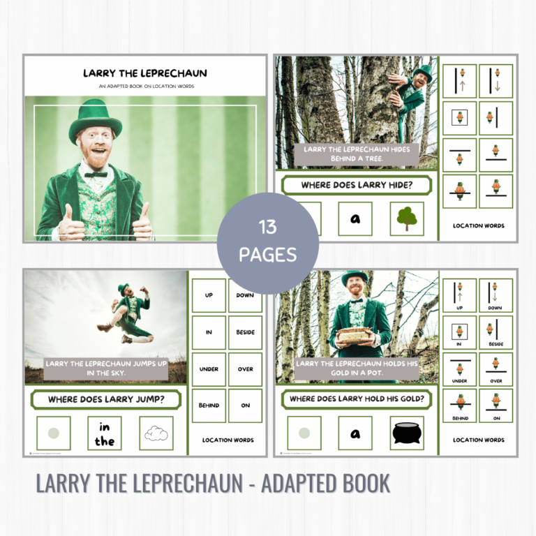 Larry the Leprechaun Adapted Book - ADSN
