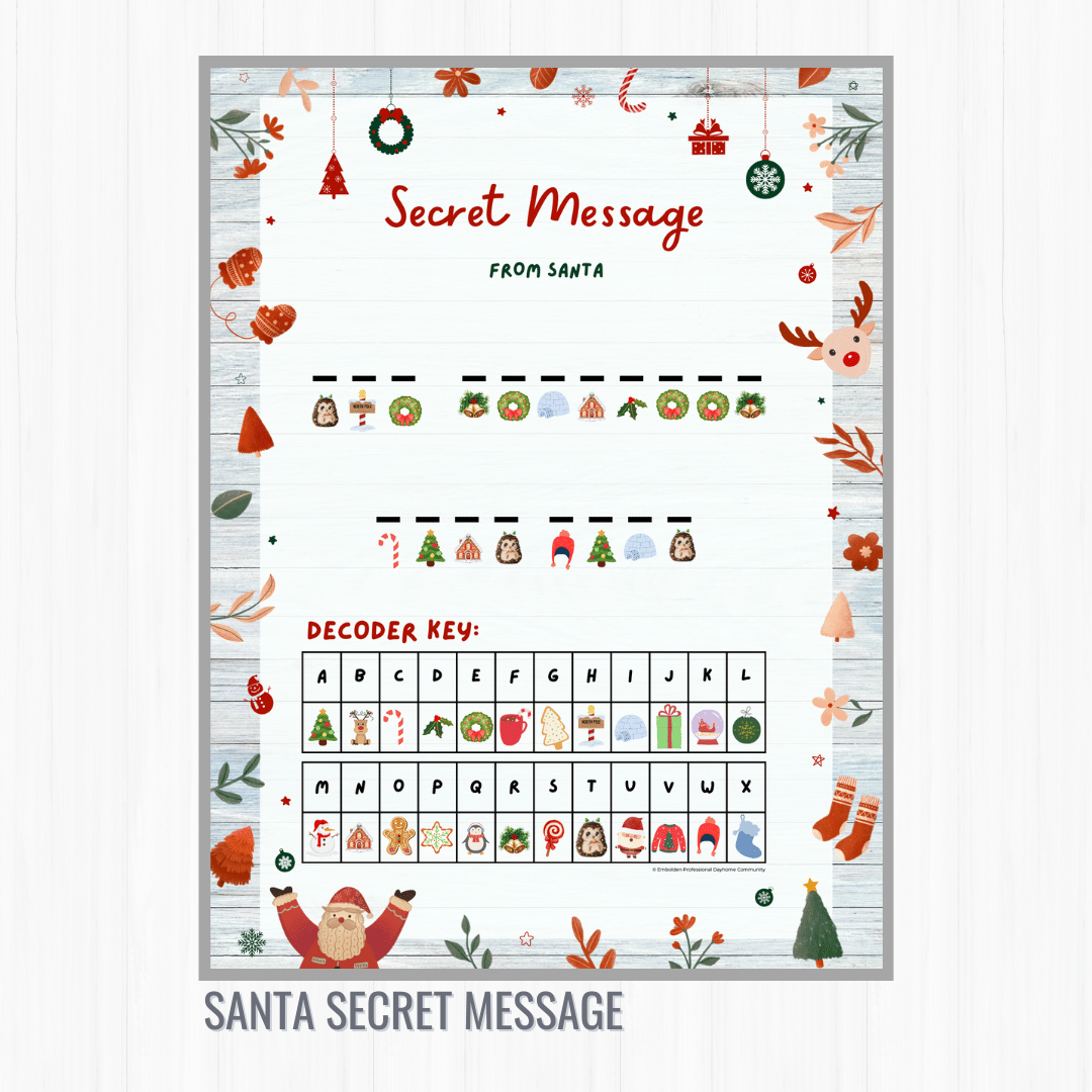 Santa Secret Message - ADSN